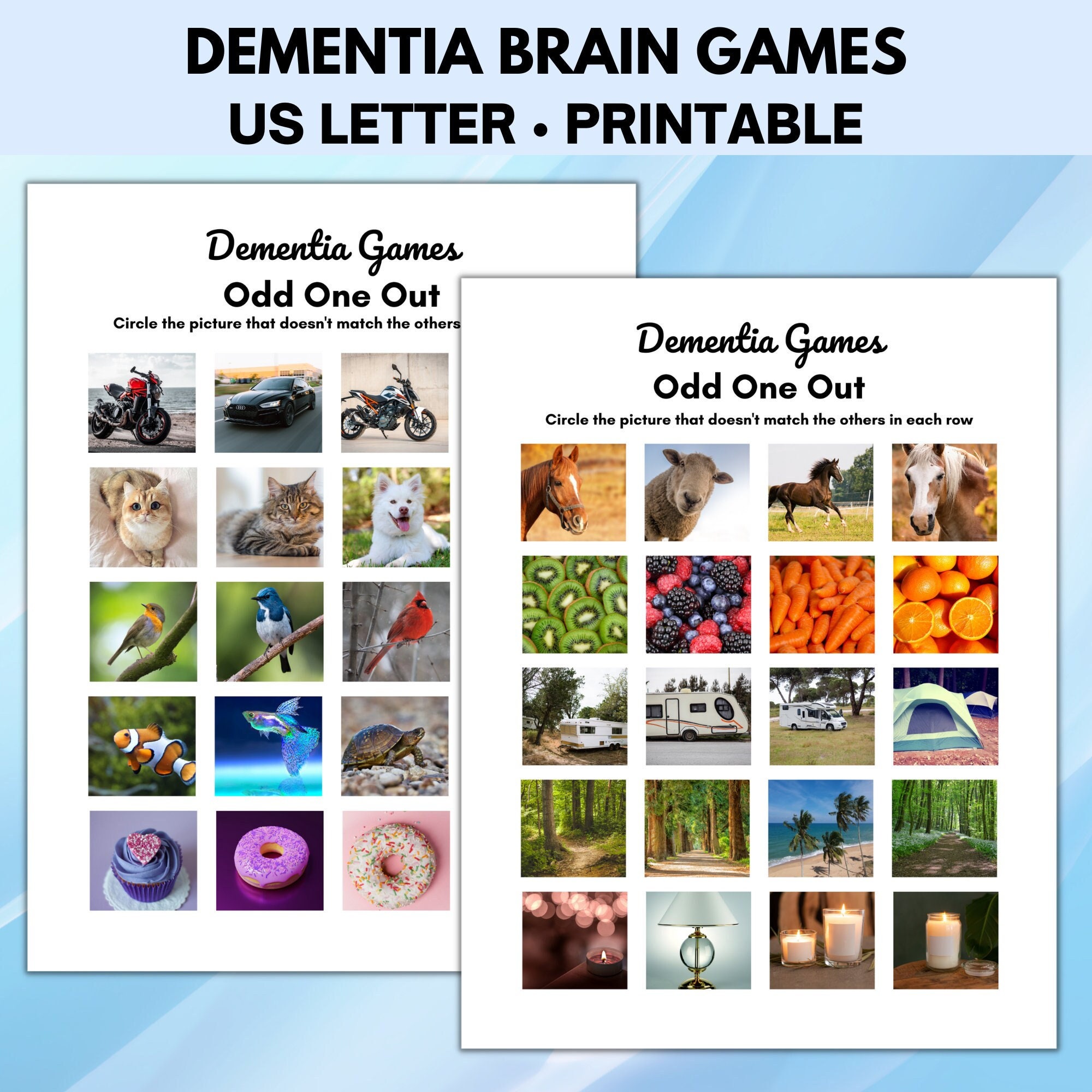 Dementia Brain Games, Ice Breaker Games, Dementia Activities, Dementia ...