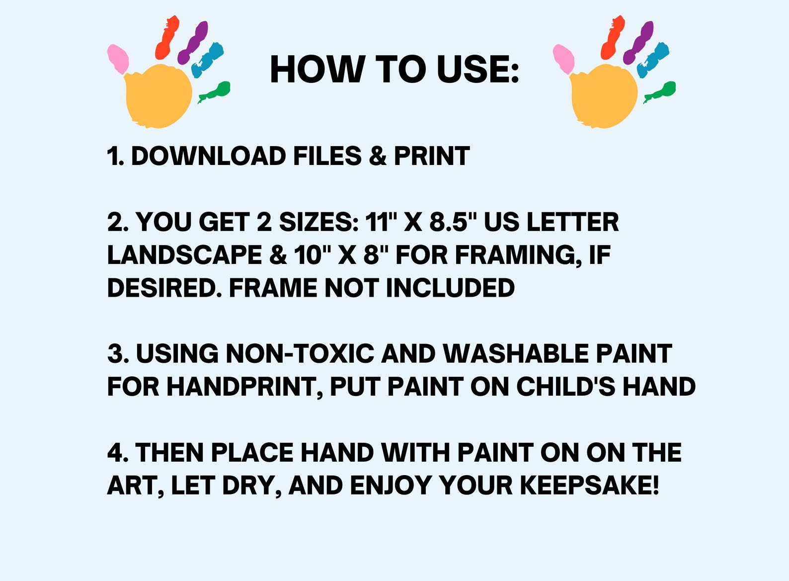 Election Day Handprint Art, Fingerprint Art, Kids and Toddlers ...