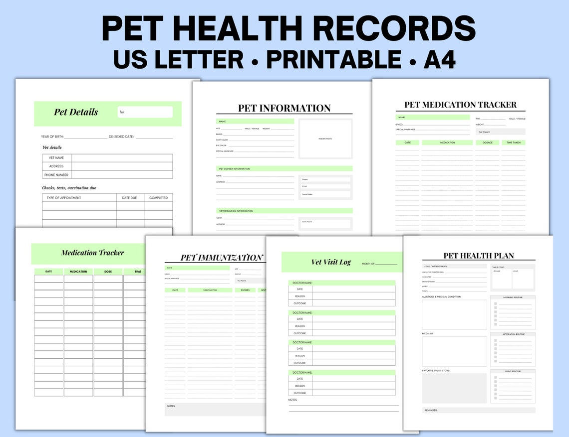 Pet Records, Pet Health Record, Dog Medicine Tracker, Vet Vaccination ...
