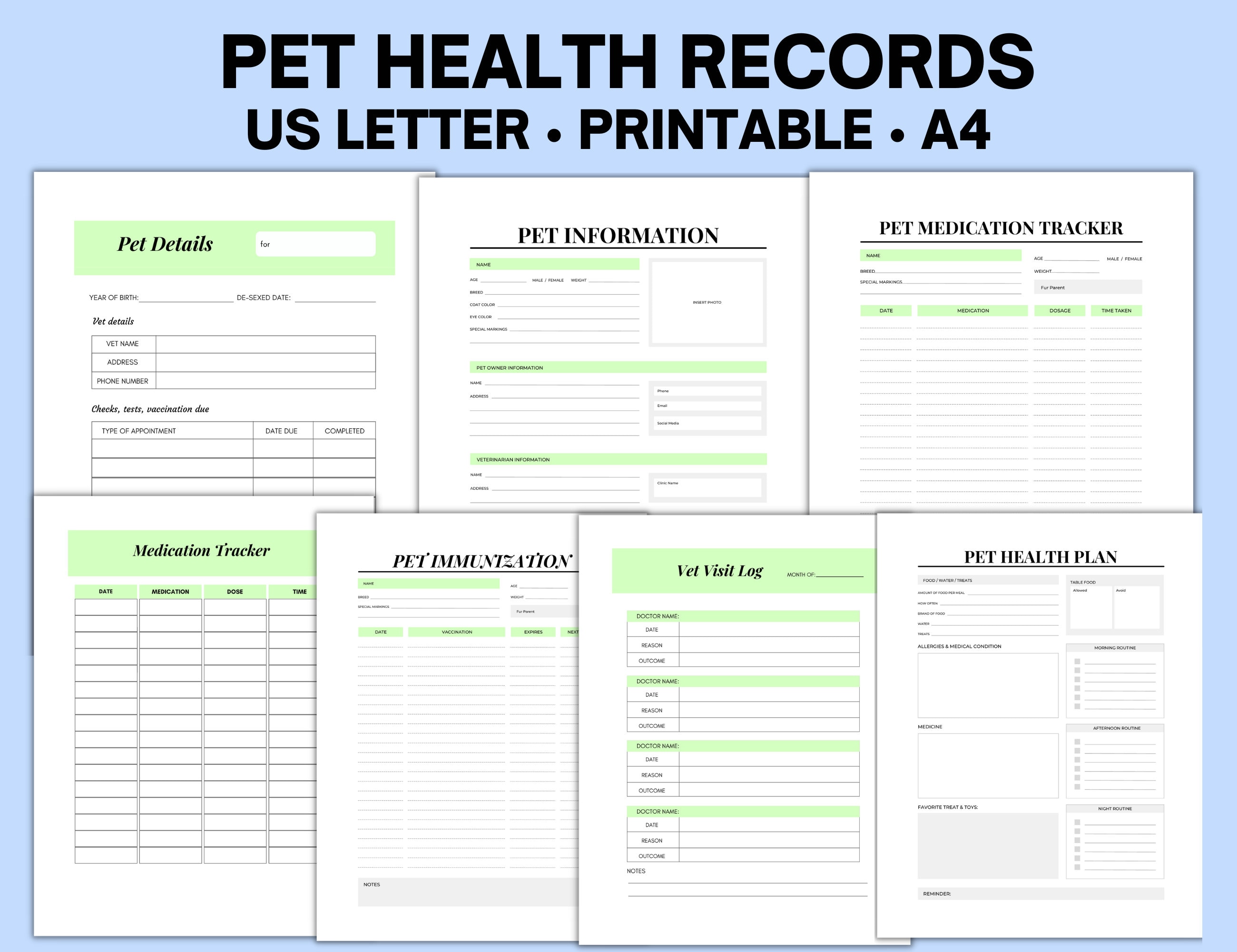Pet Records, Pet Health Record, Dog Medicine Tracker, Vet Vaccination ...