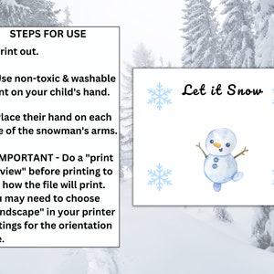Winter Handprint Art, Winter Preschool Craft, Snowman Handprint Craft ...