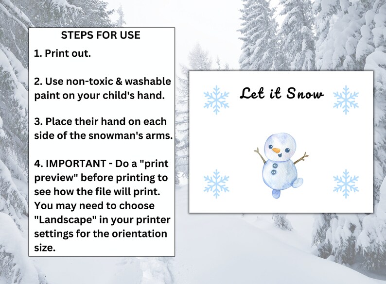 Winter Handprint Art, Winter Preschool Craft, Snowman Handprint Craft ...
