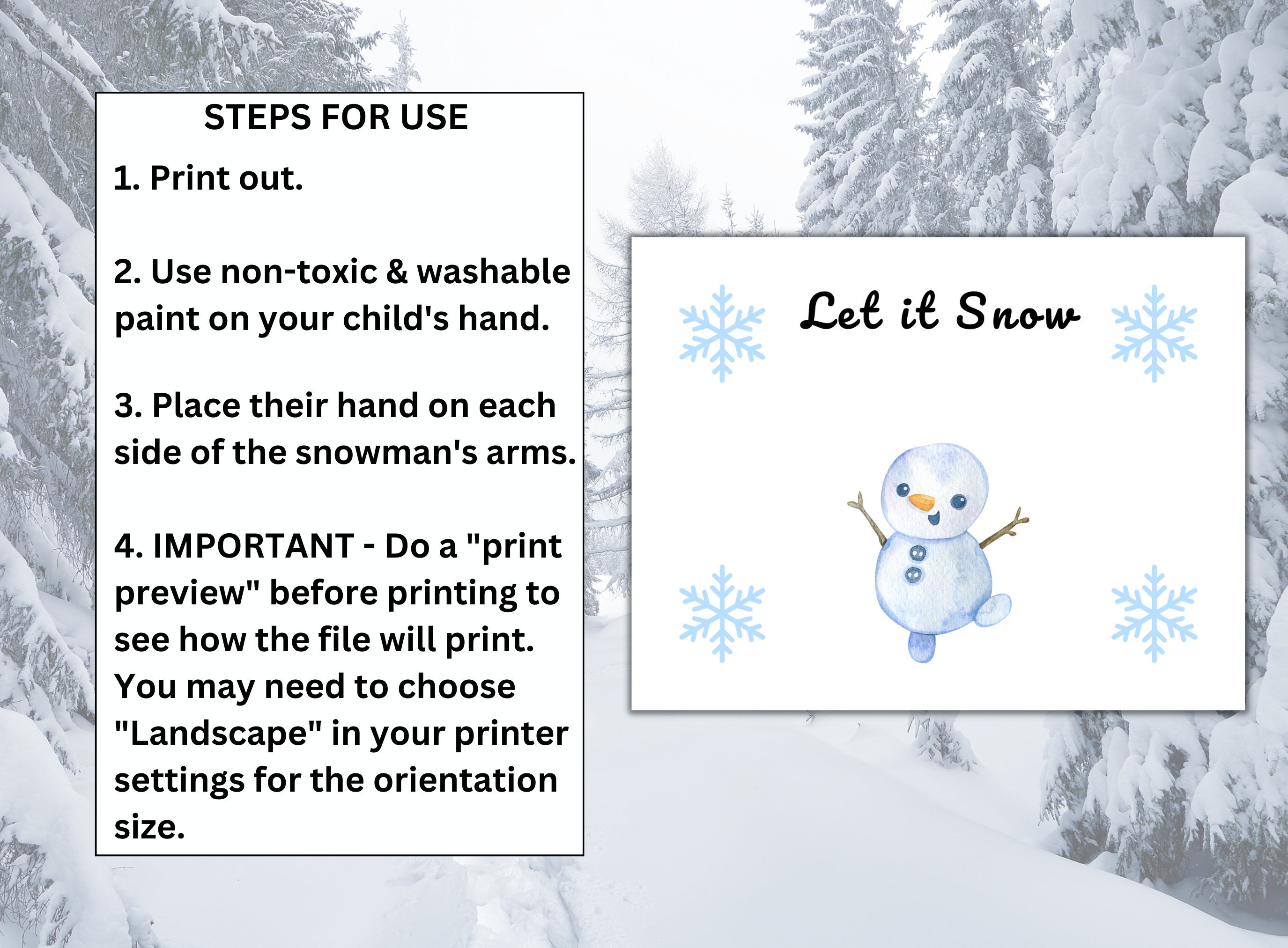 Winter Handprint Art, Winter Preschool Craft, Snowman Handprint Craft ...