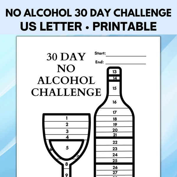 Printable Alcohol Tracker - Etsy