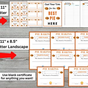Pie Baking Contest Kit, Pie Competition, Pie Contest Awards ...