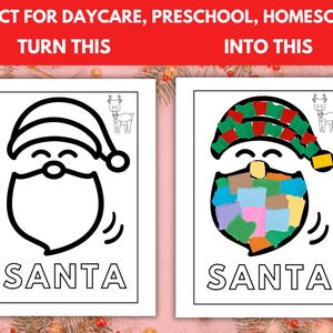Christmas Torn Paper Craft, Christmas Cut and Paste Craft for Daycare ...