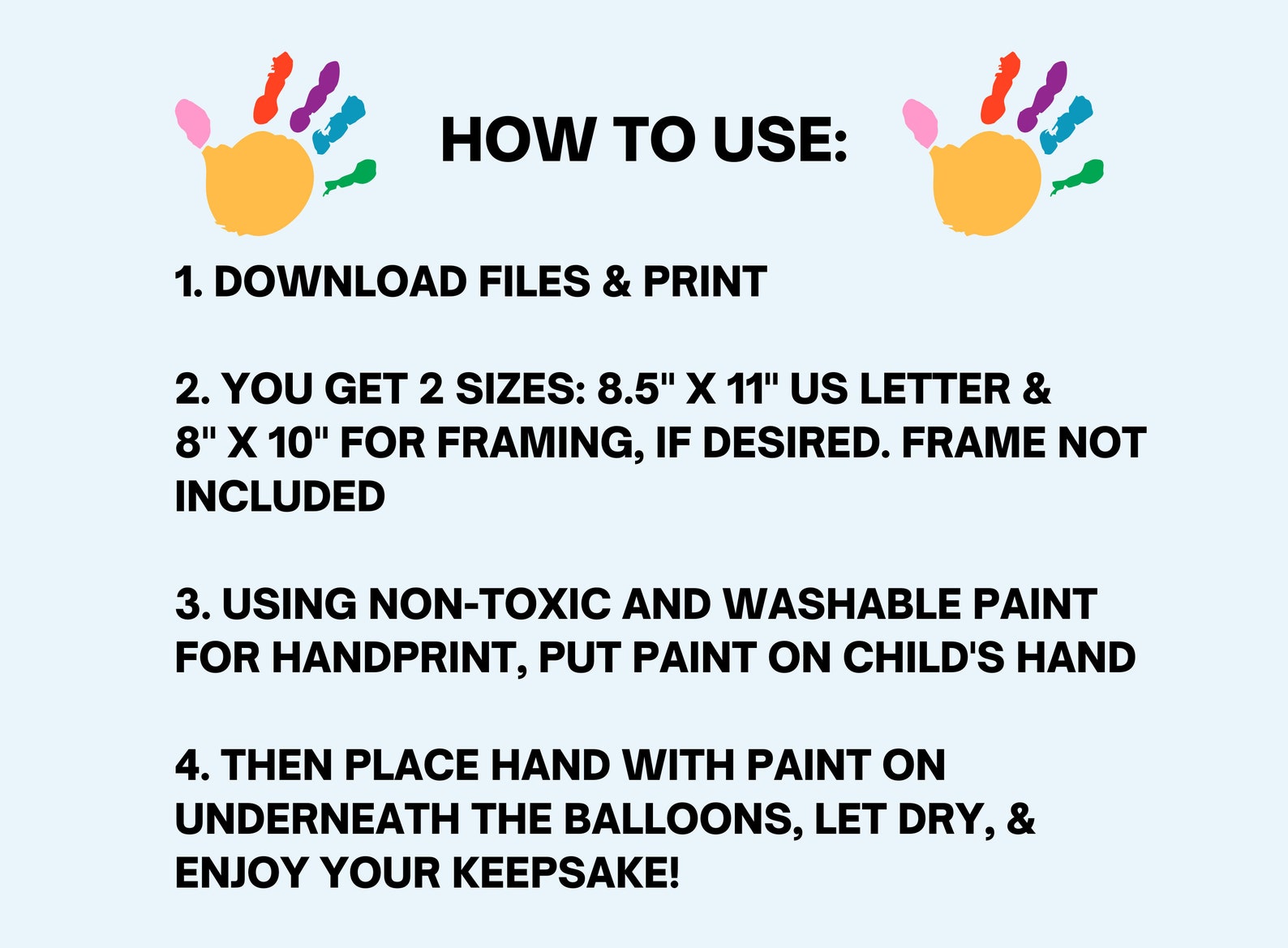 Cinco De Mayo Handprint Art for Kids and Toddlers, Handprint Craft for ...