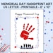 Memorial Day Handprint Art for Kids and Toddlers, Handprint Craft for ...