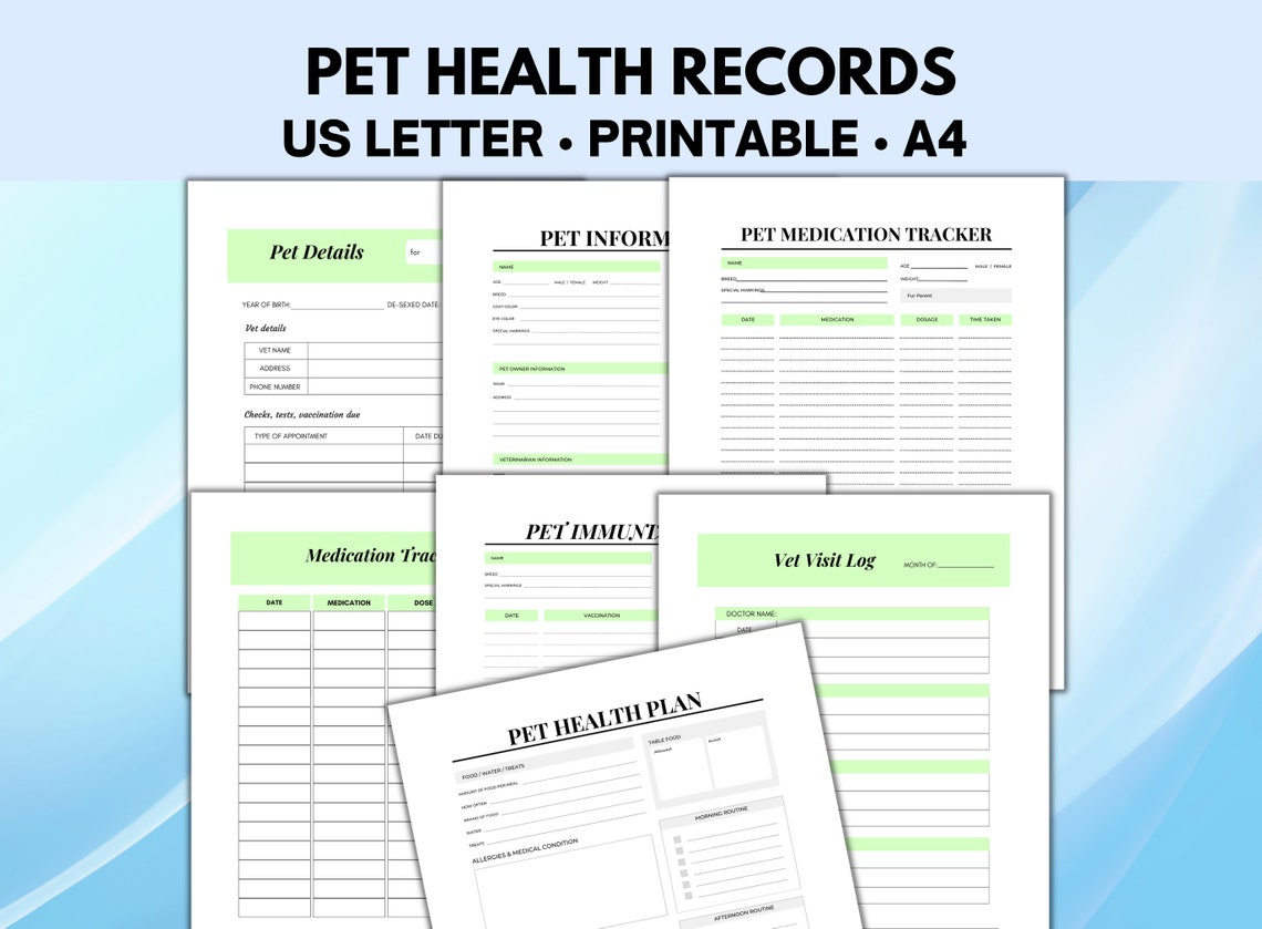 Pet Records, Pet Health Record, Dog Medicine Tracker, Vet Vaccination ...
