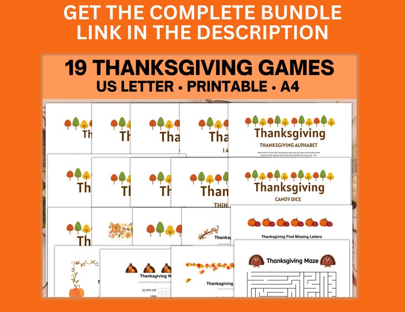 Thanksgiving Find the Guest Game, Find Someone Who, Printable ...