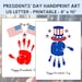 Presidents' Day Handprint Craft, Presidents' Day Activity, Handprint ...