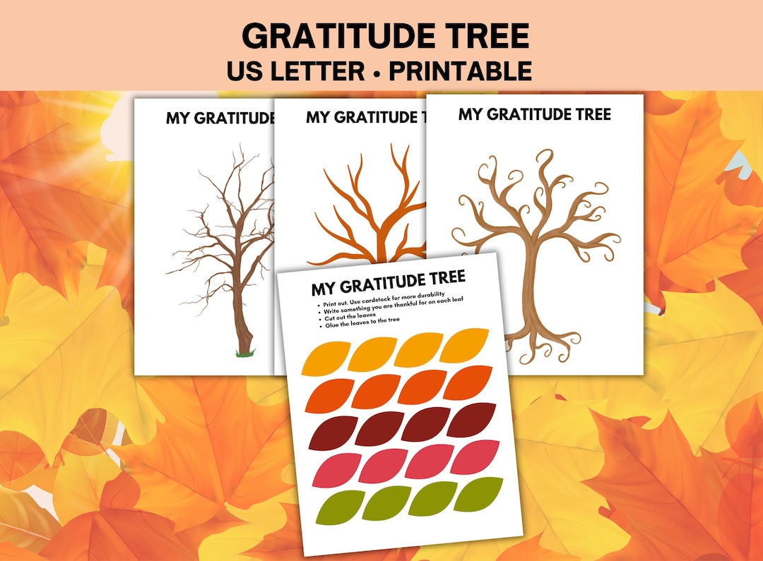 Gratitude Tree Craft for Kids and Families, I Am Thankful For, Thankful ...