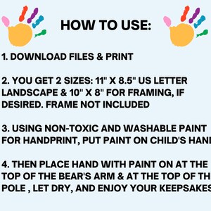 Grandpa Handprint Art Craft for Father's Day, Birthday or Grandparents ...