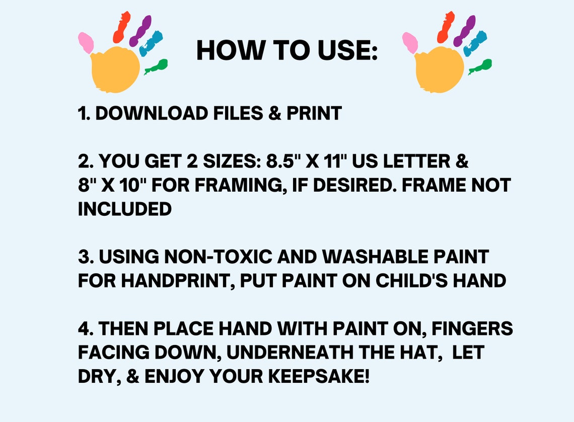 Labor Day Handprint Art for Kids and Toddlers, Handprint Craft for ...