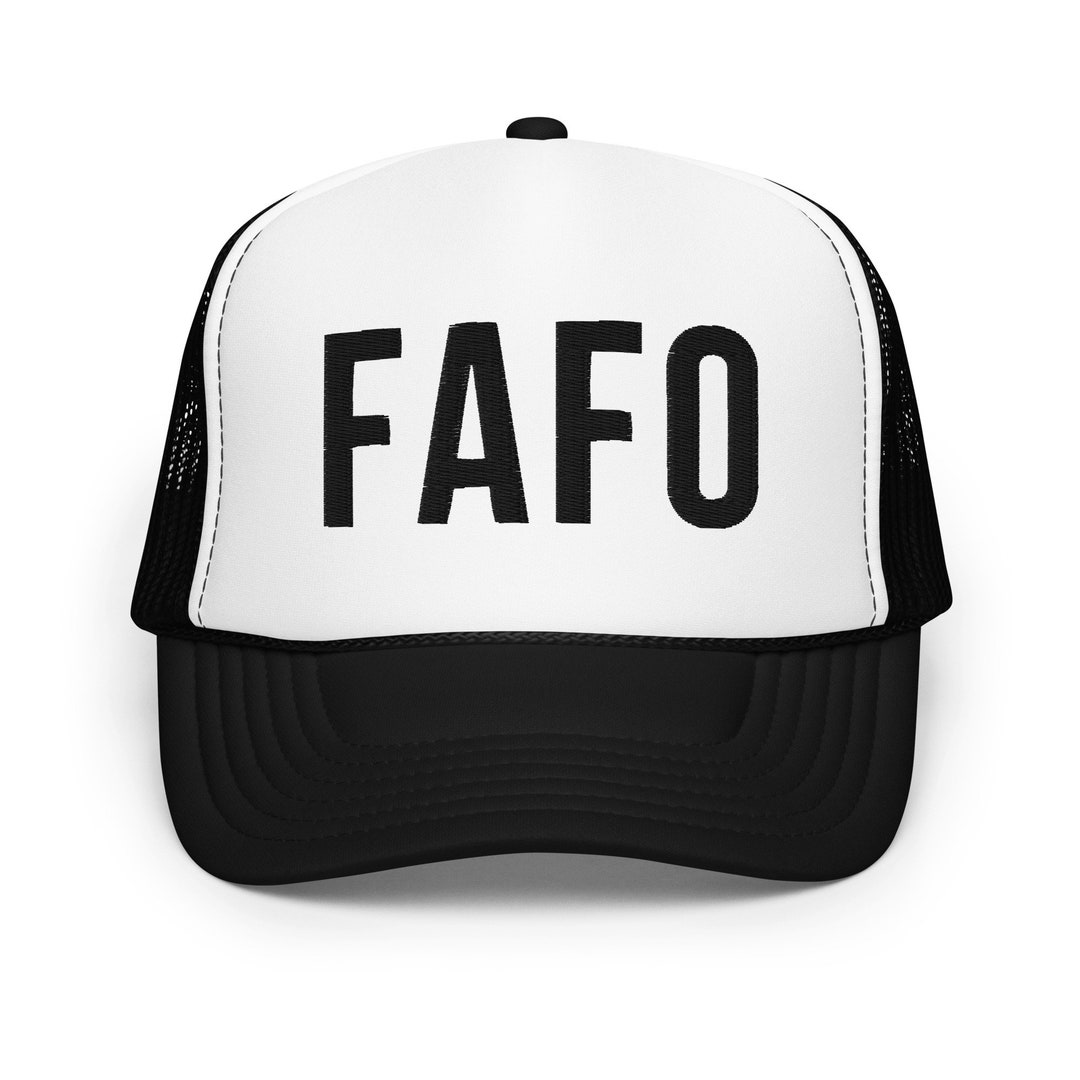 FAFO Trucker Hat - Mesh Baseball Cap - Etsy