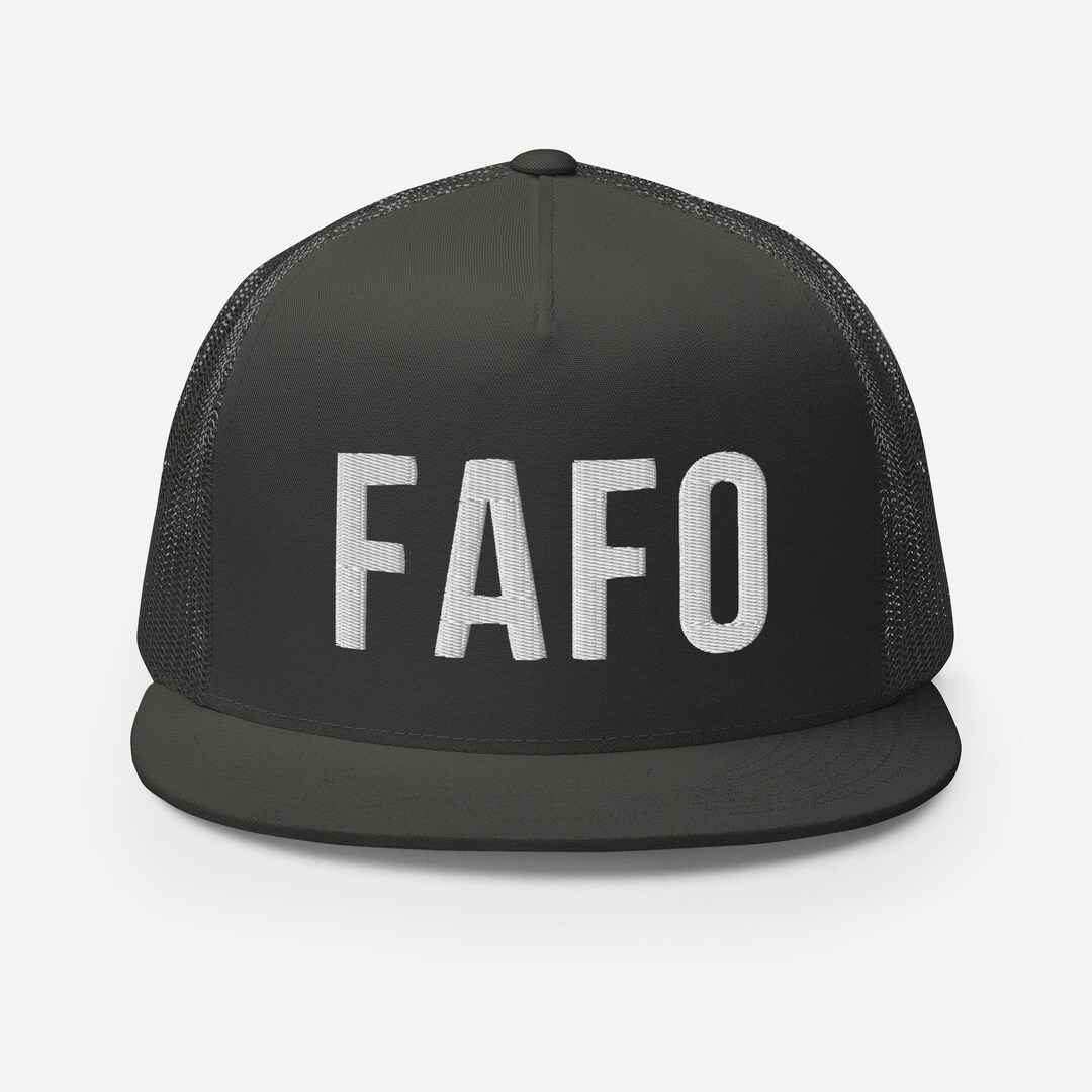 FAFO Snapback Flat Bill Hat - Etsy
