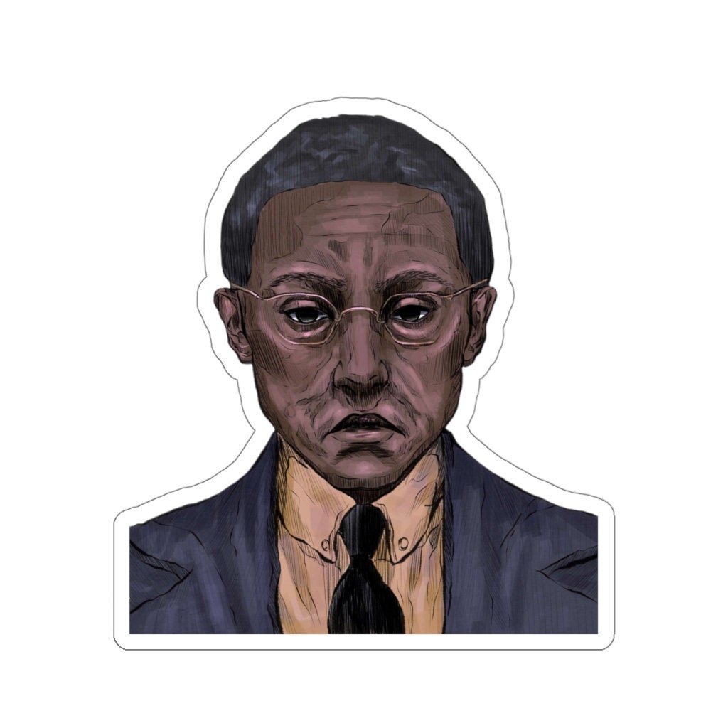 Breaking Bad Gus Fring Sticker Hand Drawn - Etsy