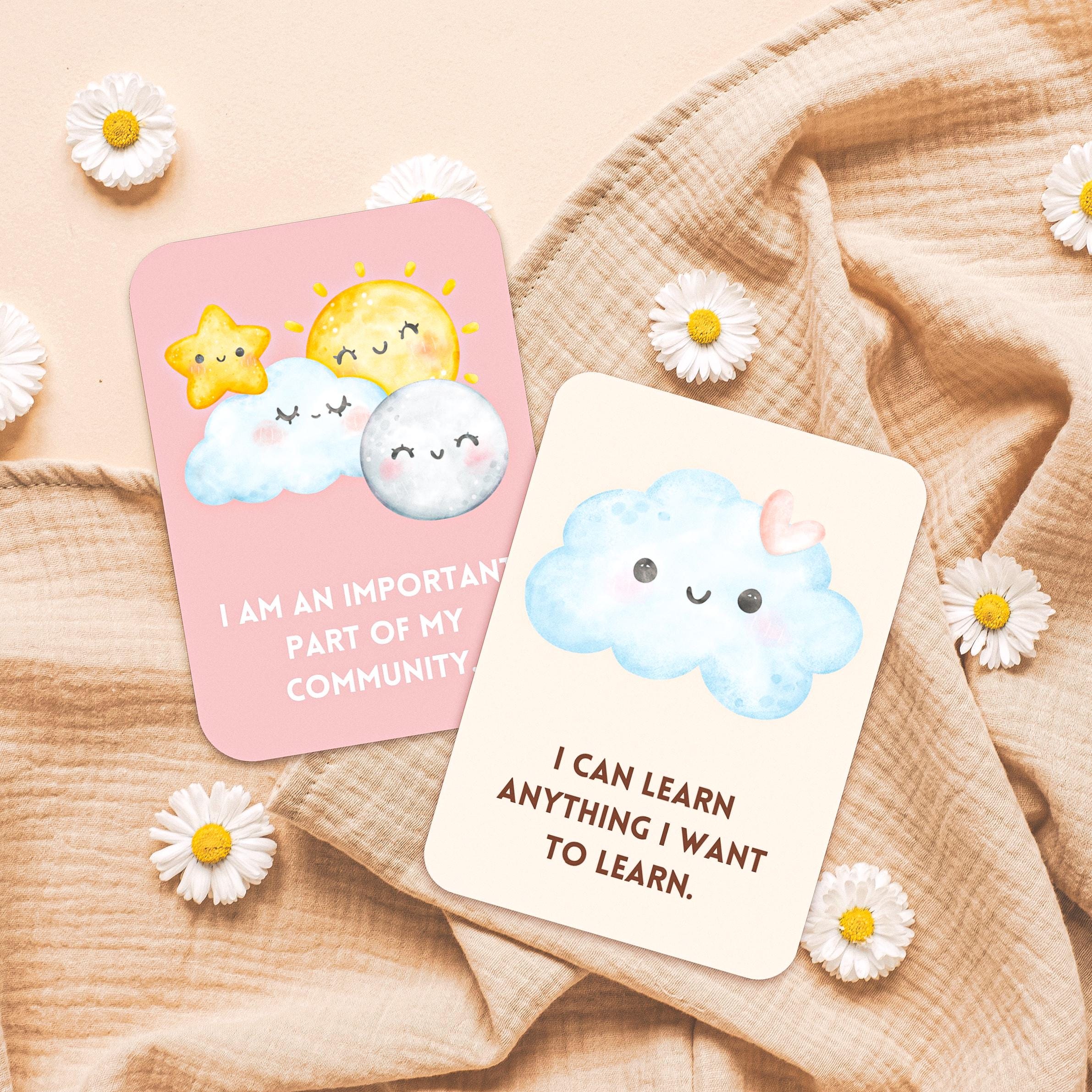 Printable Kids Affirmation Cards for Kids Positive Affirmations Toddler ...