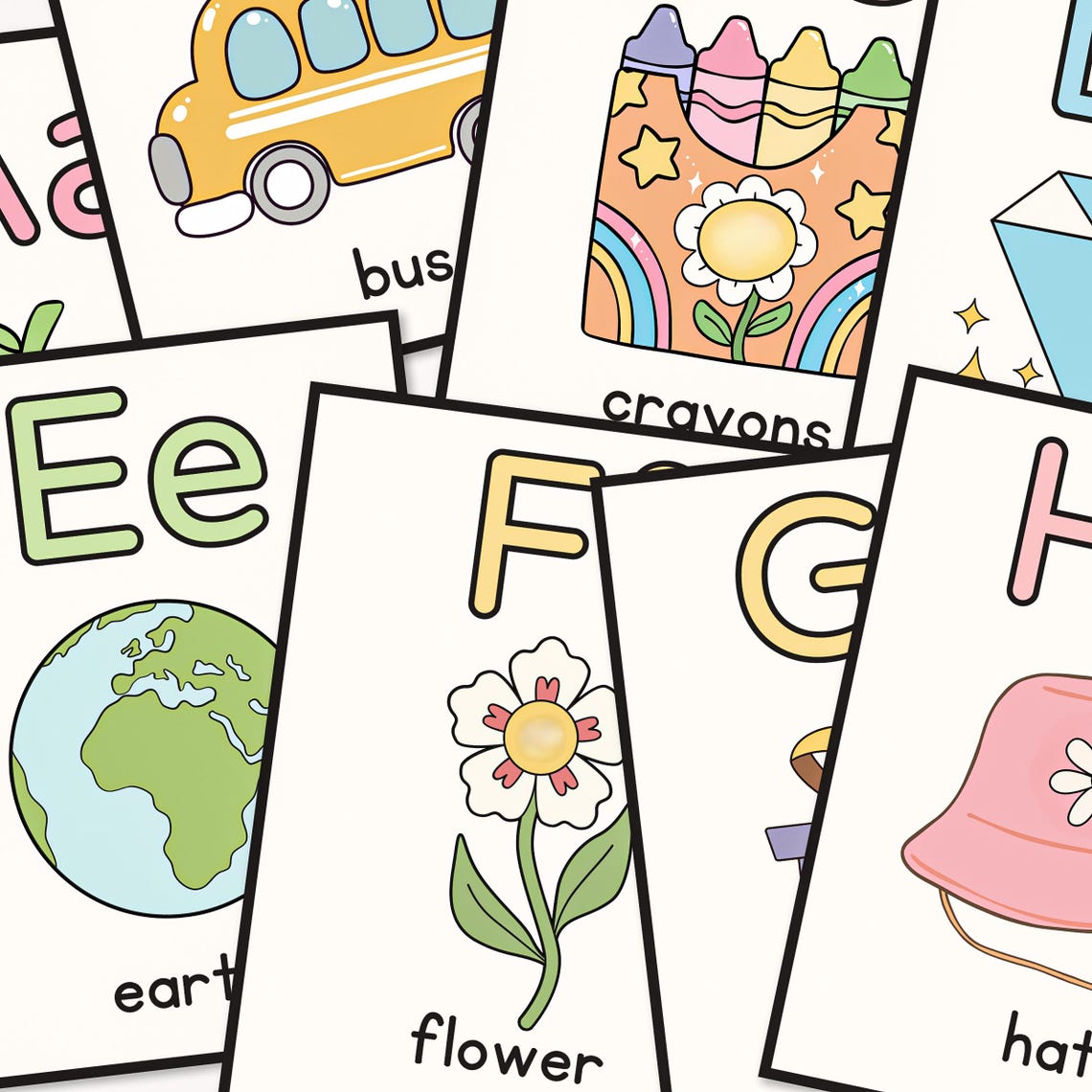 Printable Alphabet Poster Classroom Posters Preschool Printable ...