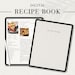 Digital Recipe Book Goodnotes Recipe Planner Recipe Journal Digital ...