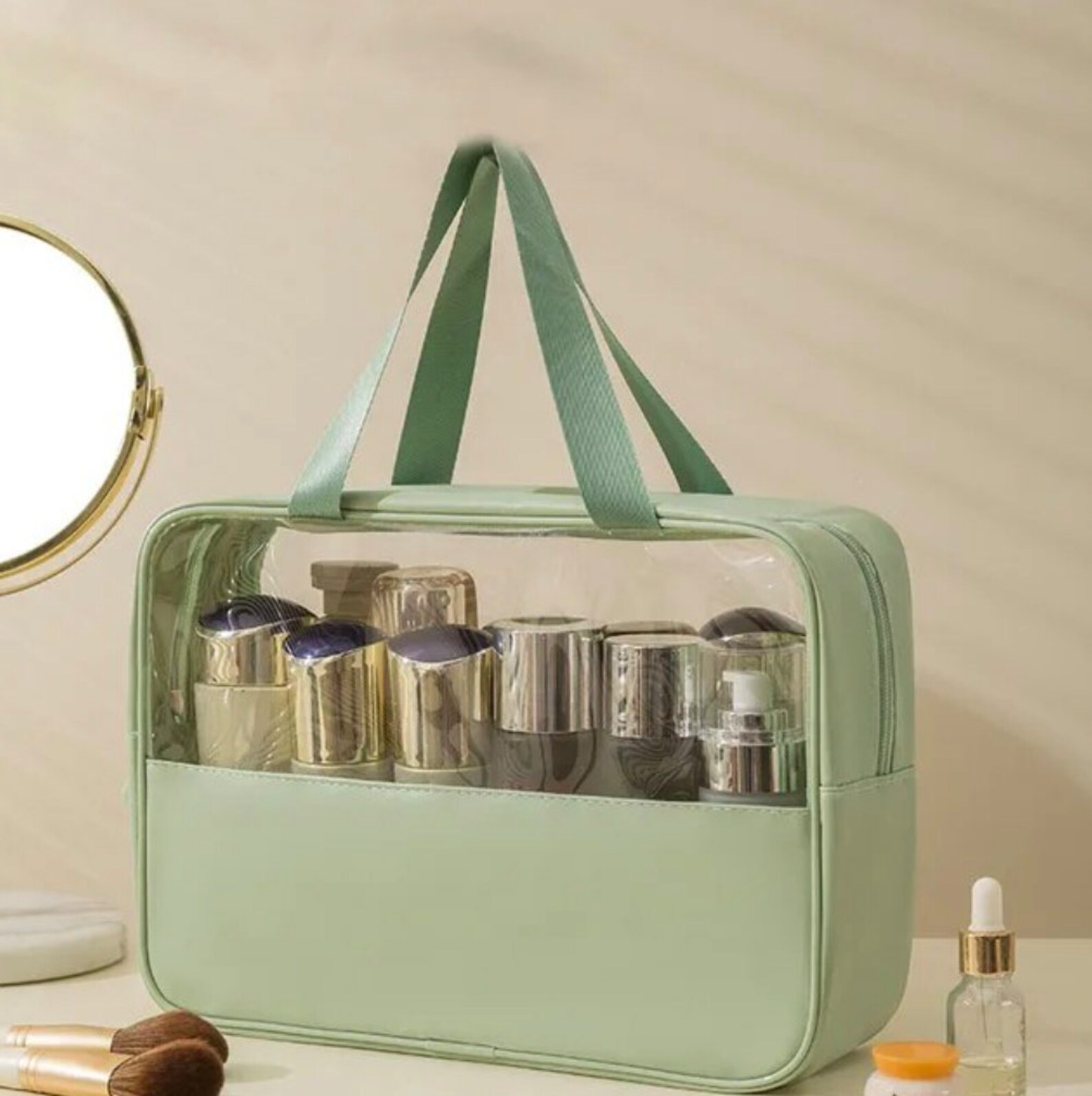 Personalized Toiletry Bag With Custom Embroidery Large Capacity ...