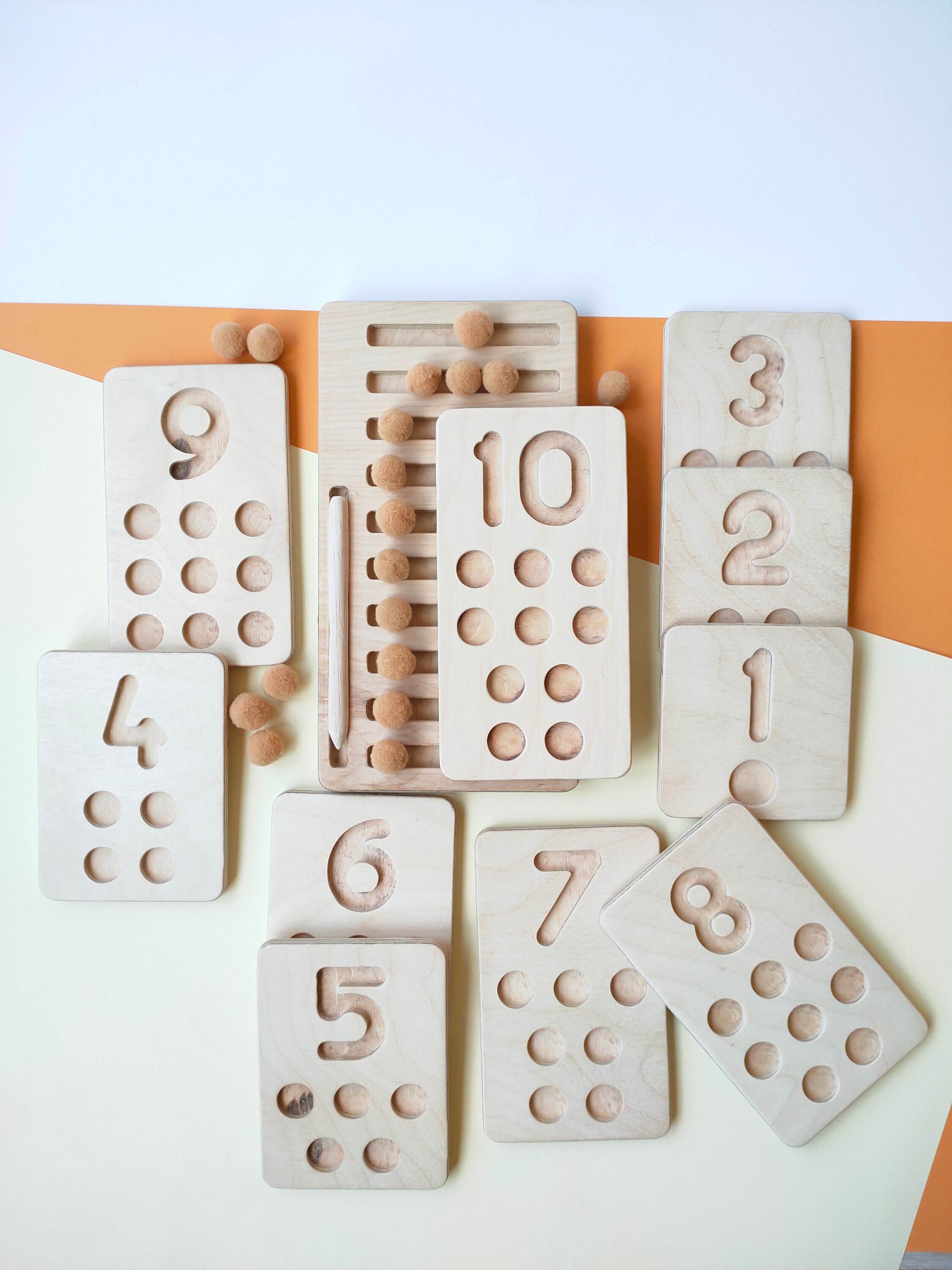 Wooden Number Puzzle, Cnc Files for Wood Router, a Toy That Develops ...