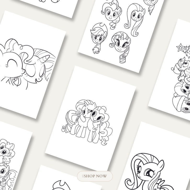 My Little Pony Coloring Book, Coloring Pages My Little Pony Theme ...
