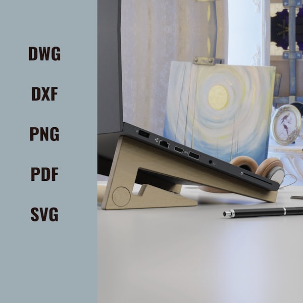 Cnc Laptop Stand - Etsy