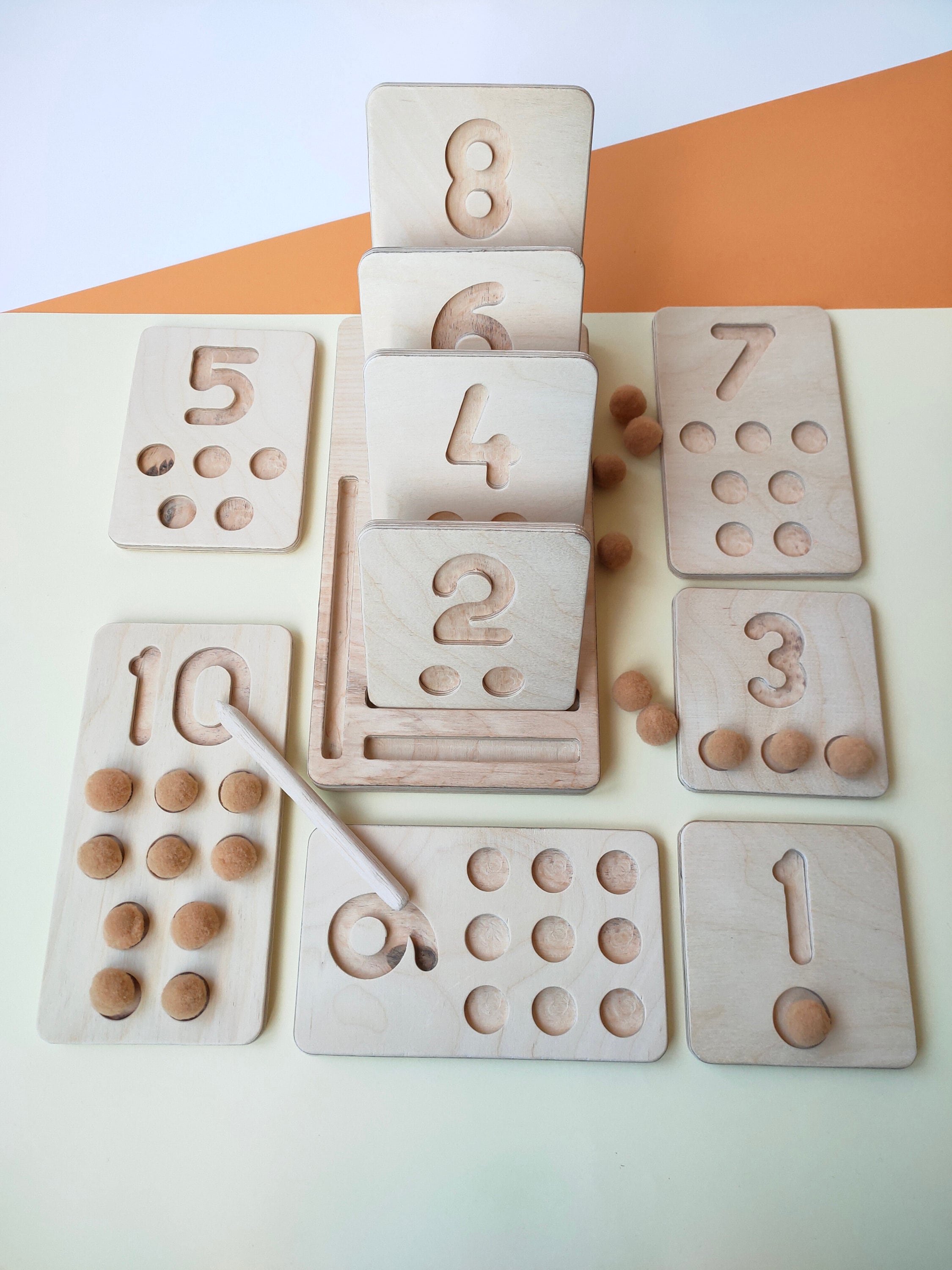 Wooden Number Puzzle, Cnc Files for Wood Router, a Toy That Develops ...