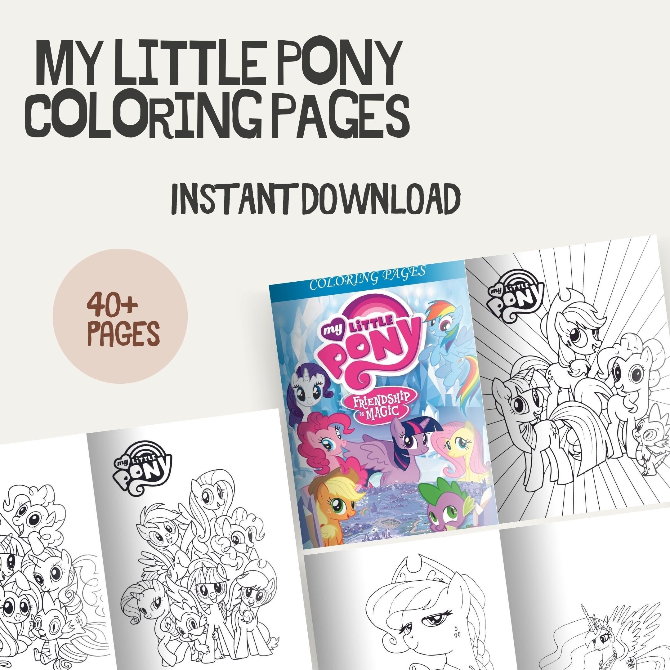 My Little Pony Coloring Book, Coloring Pages My Little Pony Theme ...