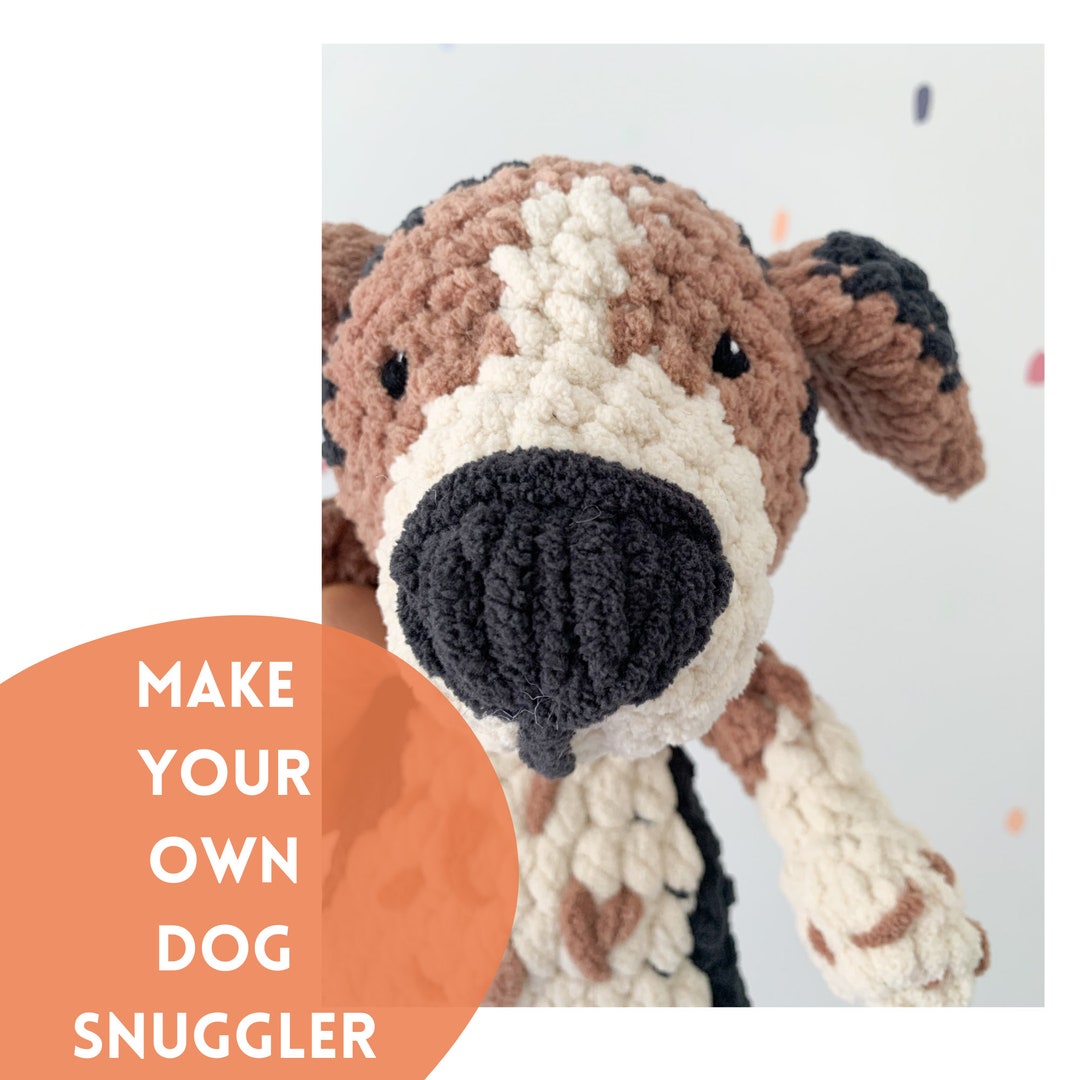 Crochet Snuggler Custom Dog Dog Lovey Made to Order Crochet Dog Puppy ...