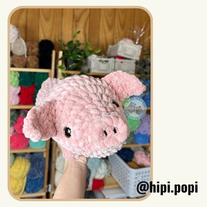Crochet Pattern (digital Download): Poppy the Mini Pig - Pig Pattern ...