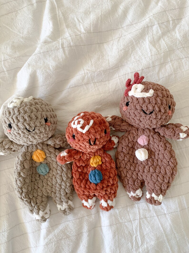 Crochet Pattern: Buddy and Coco the Gingerbread Snugglers - Etsy