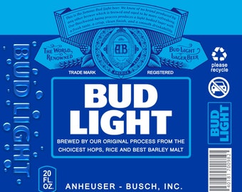 Busch Light Tumbler Wrap - Etsy