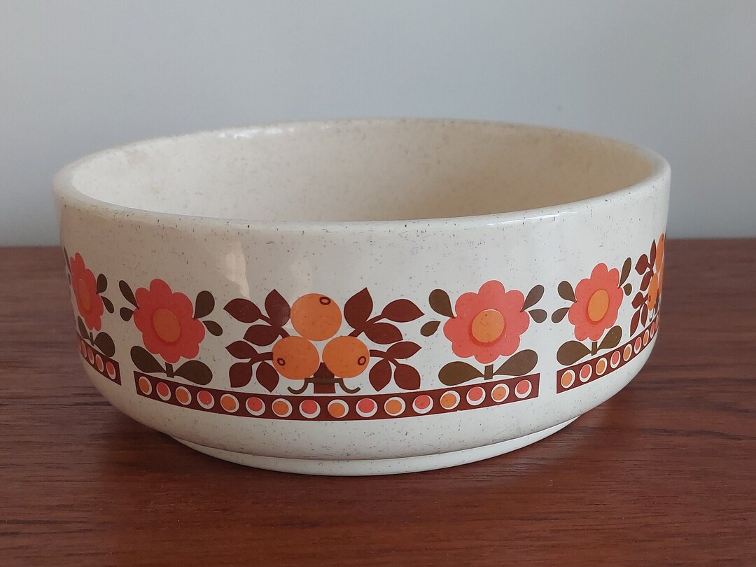 Vintage 1970's Simpsons Orange Tree Range Serving Bowl - Etsy