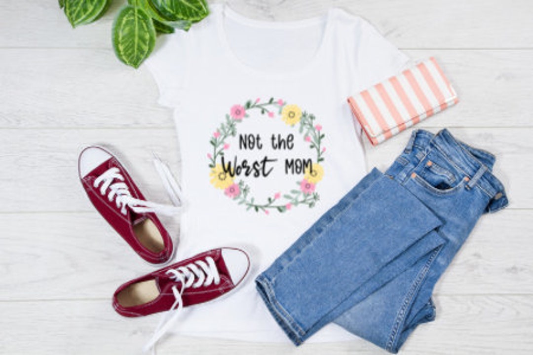 Mom, Not the Worst Mom, Bad Words, PNG, Sublimation, 2 Files - Etsy