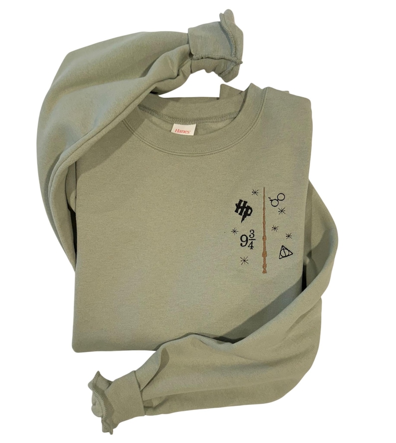 Custom Magic Embroidered Sweater| Wizard Embroidered Crewneck| Custom ...