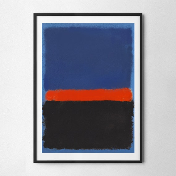 Mark Rothko Red Blue Black