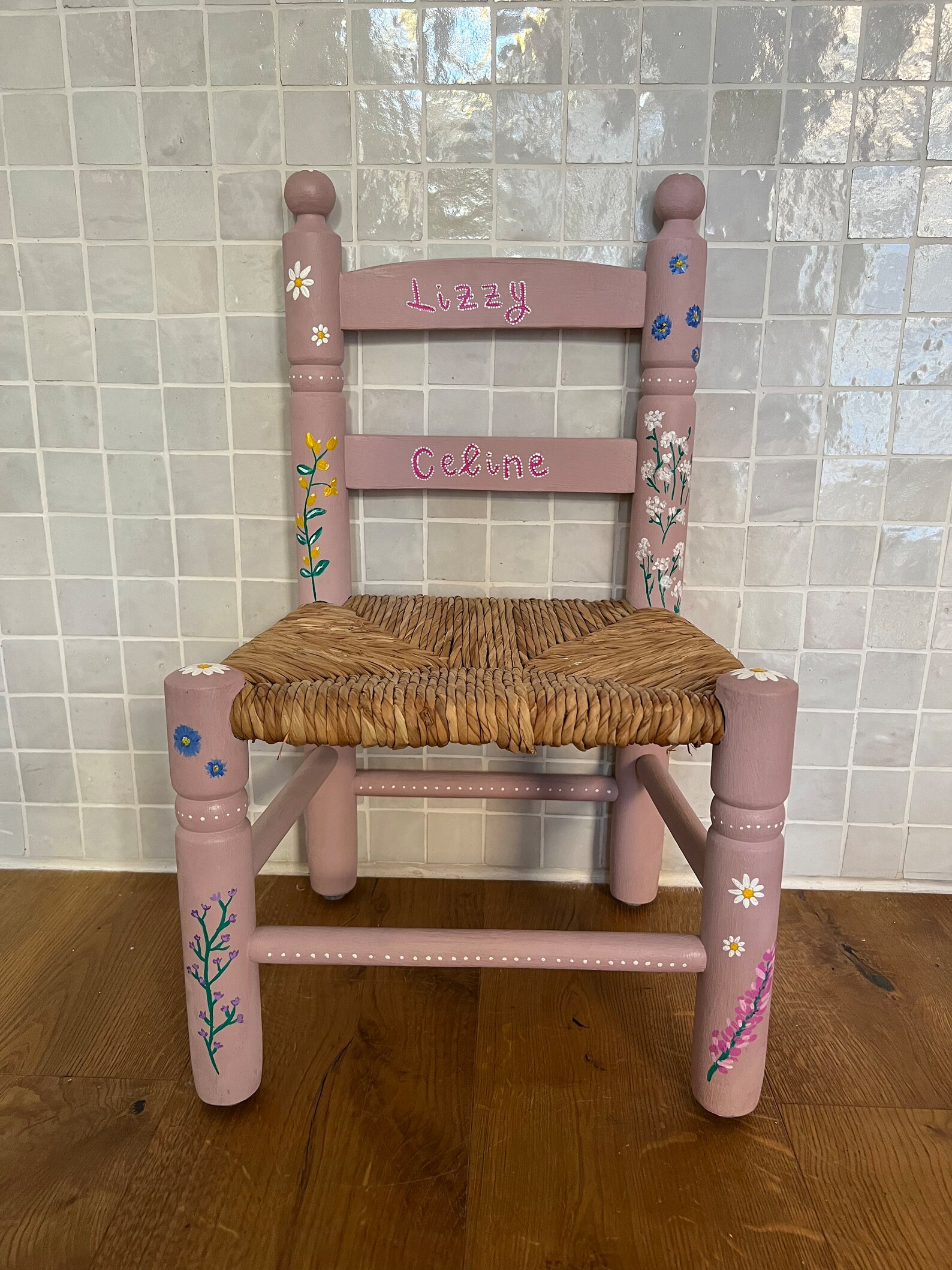 Customized Hand Painted Chair for Kids - Etsy