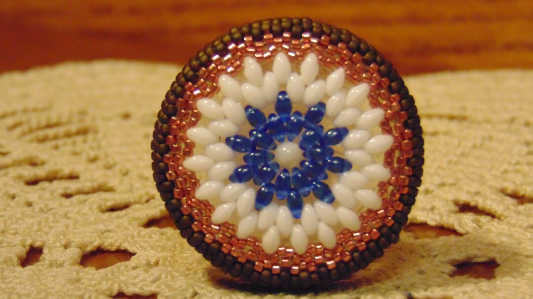 Small Beaded Container Small Box Pill Container Stash Box - Etsy