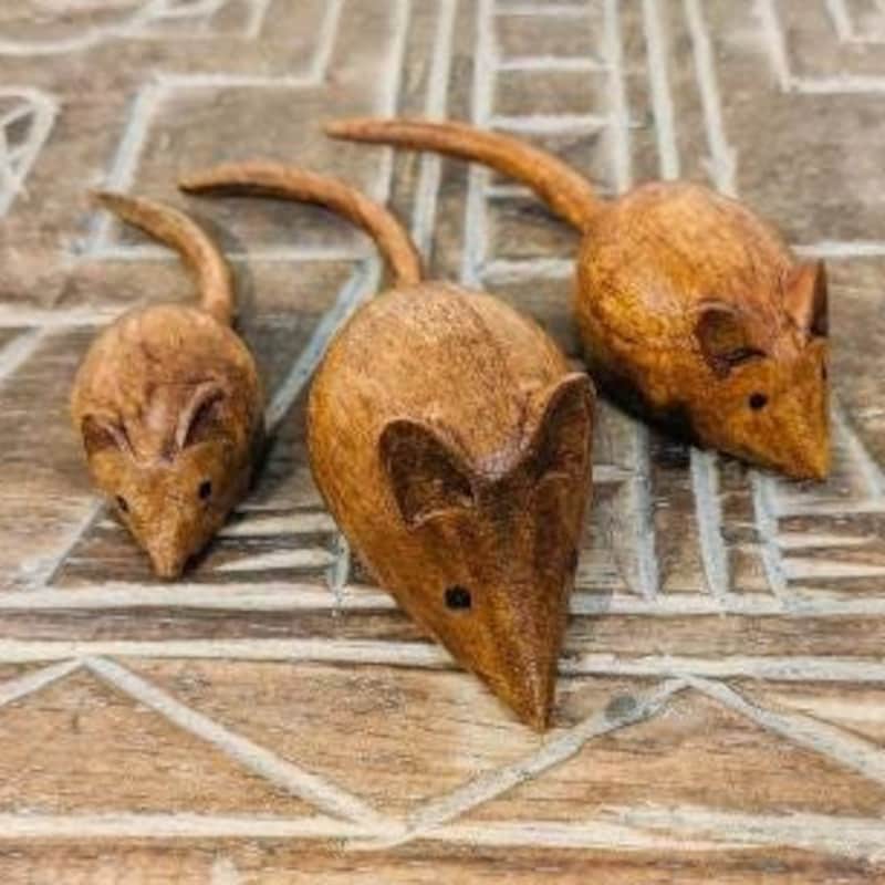 Wooden Mouse - Etsy UK