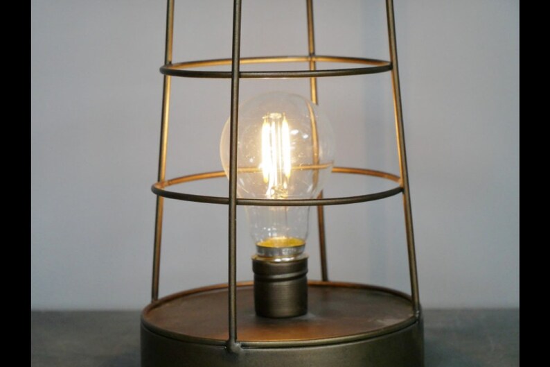 Industrial Light Style Lantern Battery Operated - Etsy
