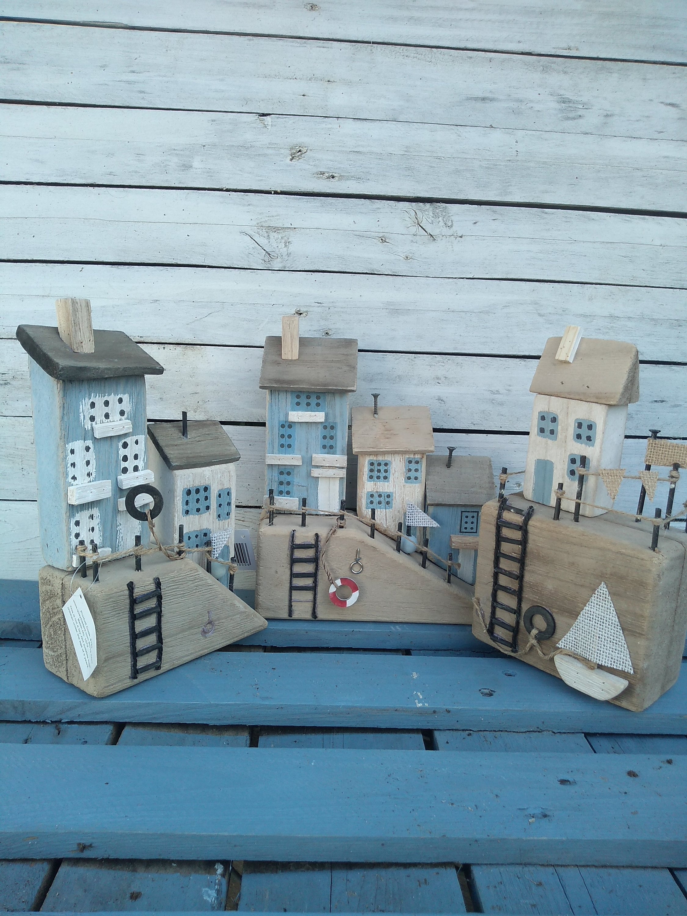Nautical Harbour Cottages Wooden Rustic Charming English Harbour ...