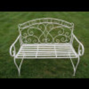 Garden Bench Antique Style Cream Garden Bench - Etsy