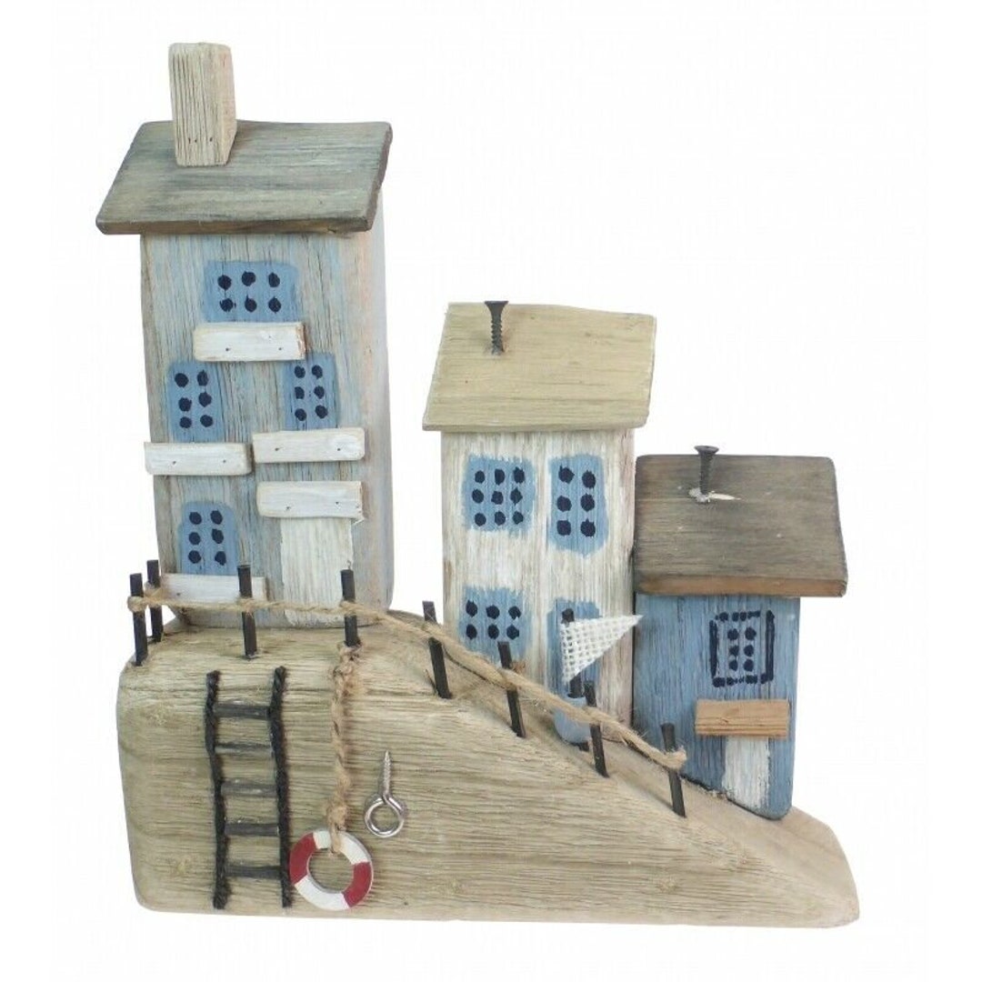 Nautical Harbour Cottages Wooden Rustic Charming English Harbour ...