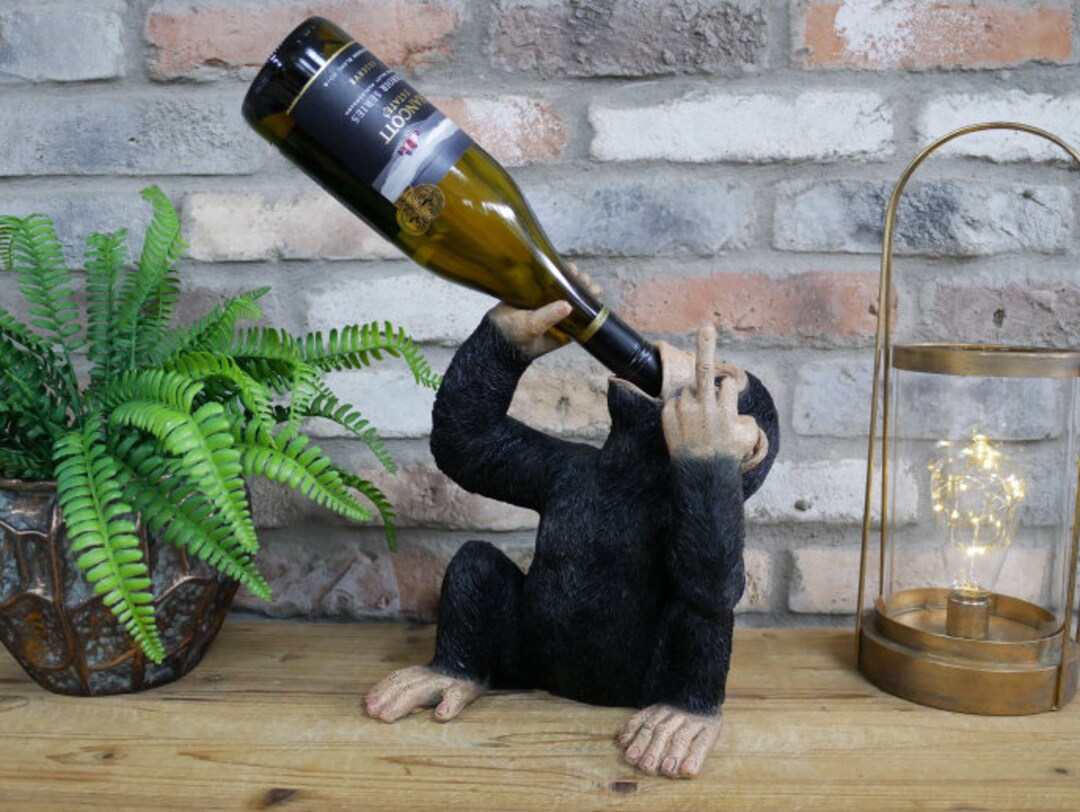 Monkey Wine Holder - Etsy