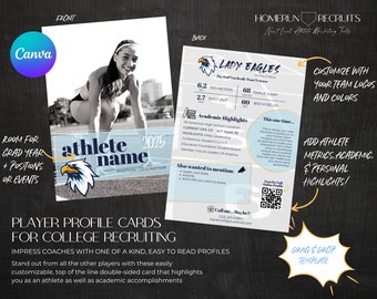 Track and Field Player Profile - Etsy