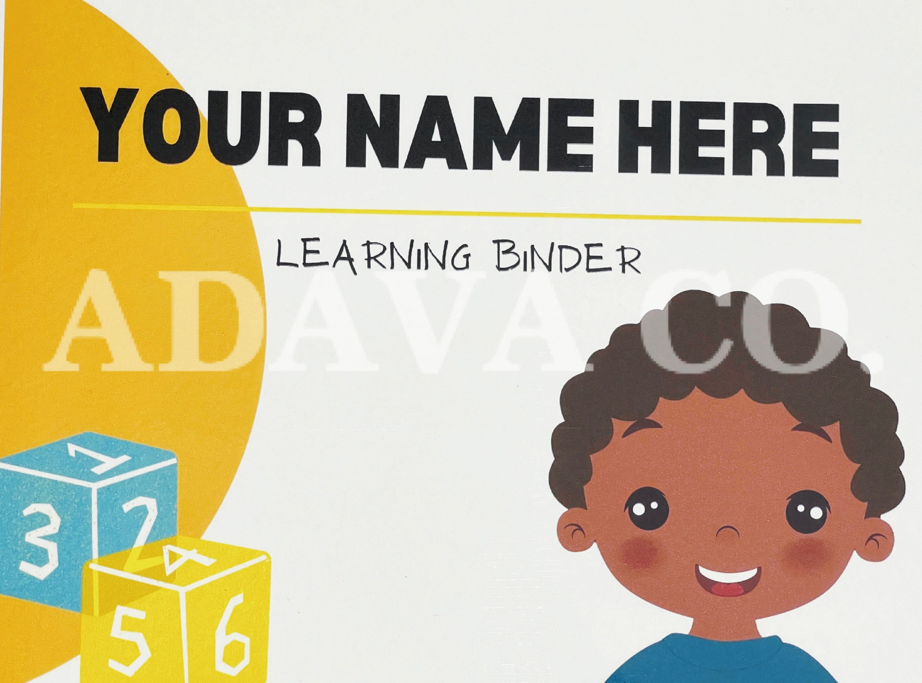 Toddler Preschool Learning Binder, Pre-k to Kindergarten Level, Age 2 ...