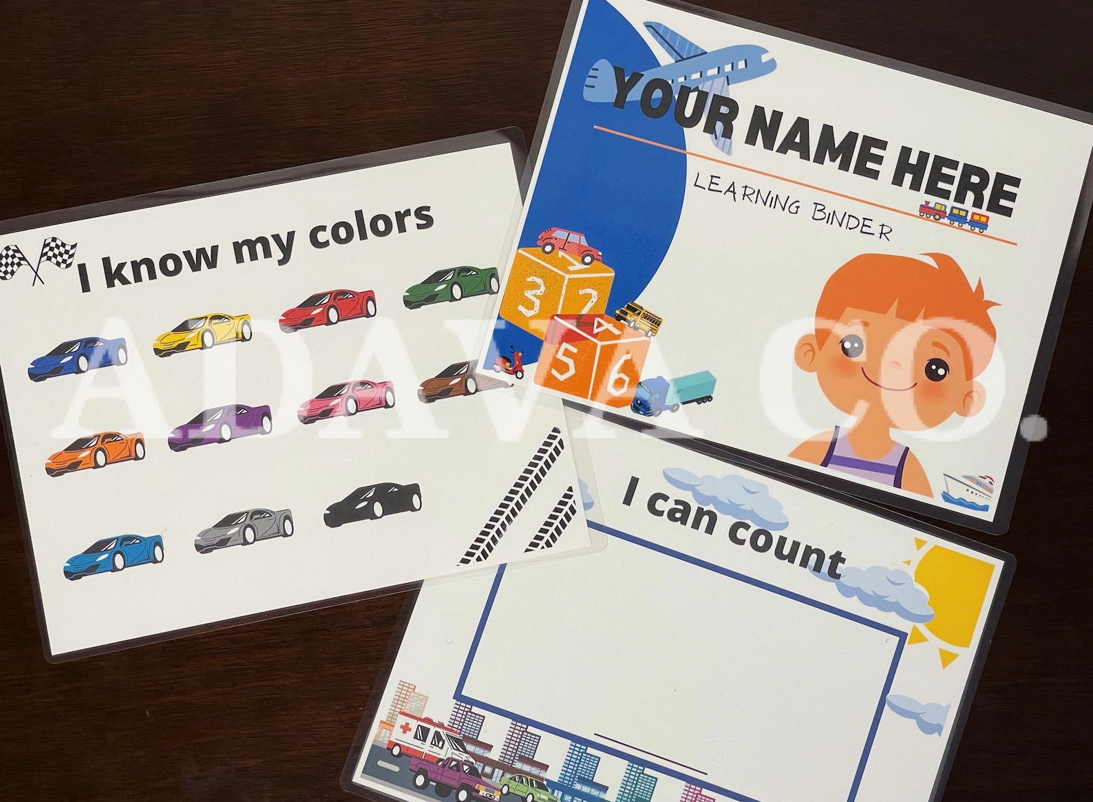 Toddler Preschool Learning Binder, Pre-k to Kindergarten Level, Age 2 ...