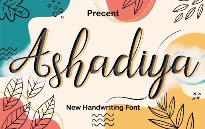 Ashadiya Font, Bold Font, Classic Font, Script Font, Vintage Font ...